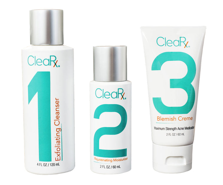 CleaRx 3-Step Maximum Strength Moderate to Severe & Stubborn Acne Trea